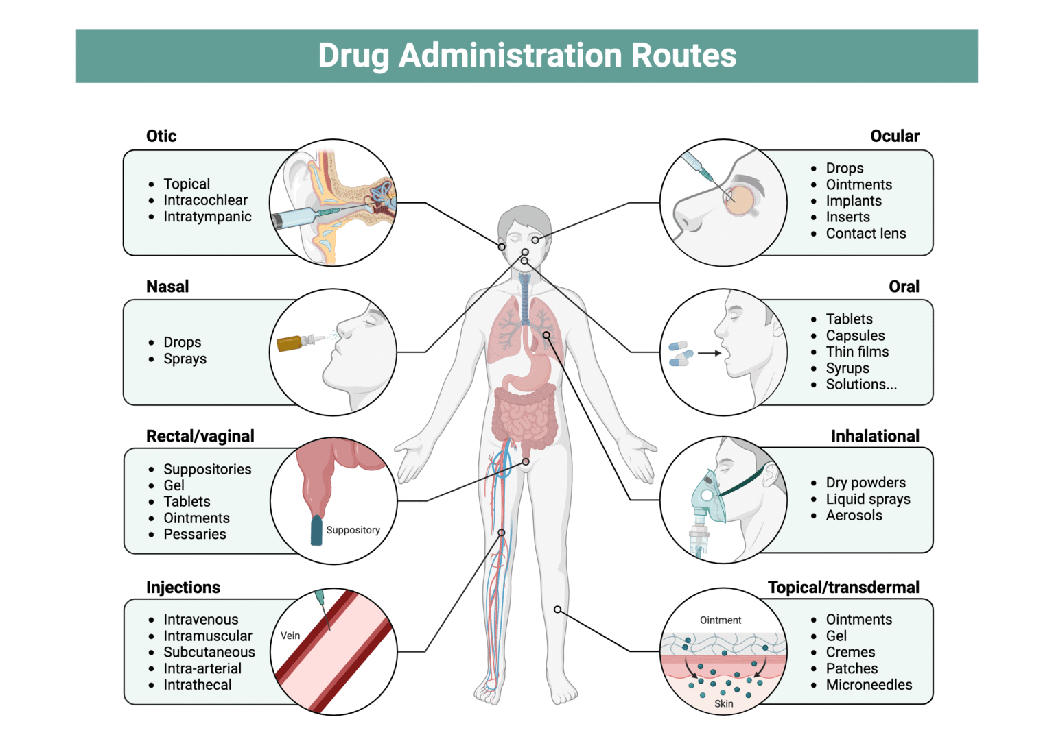 Routes of Drug Administration | Pharmacology Mentor